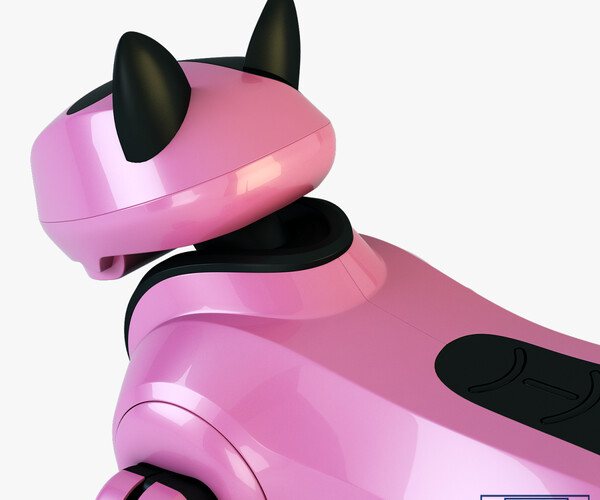 ArtStation - Genibo Robot Dog Pink | Resources