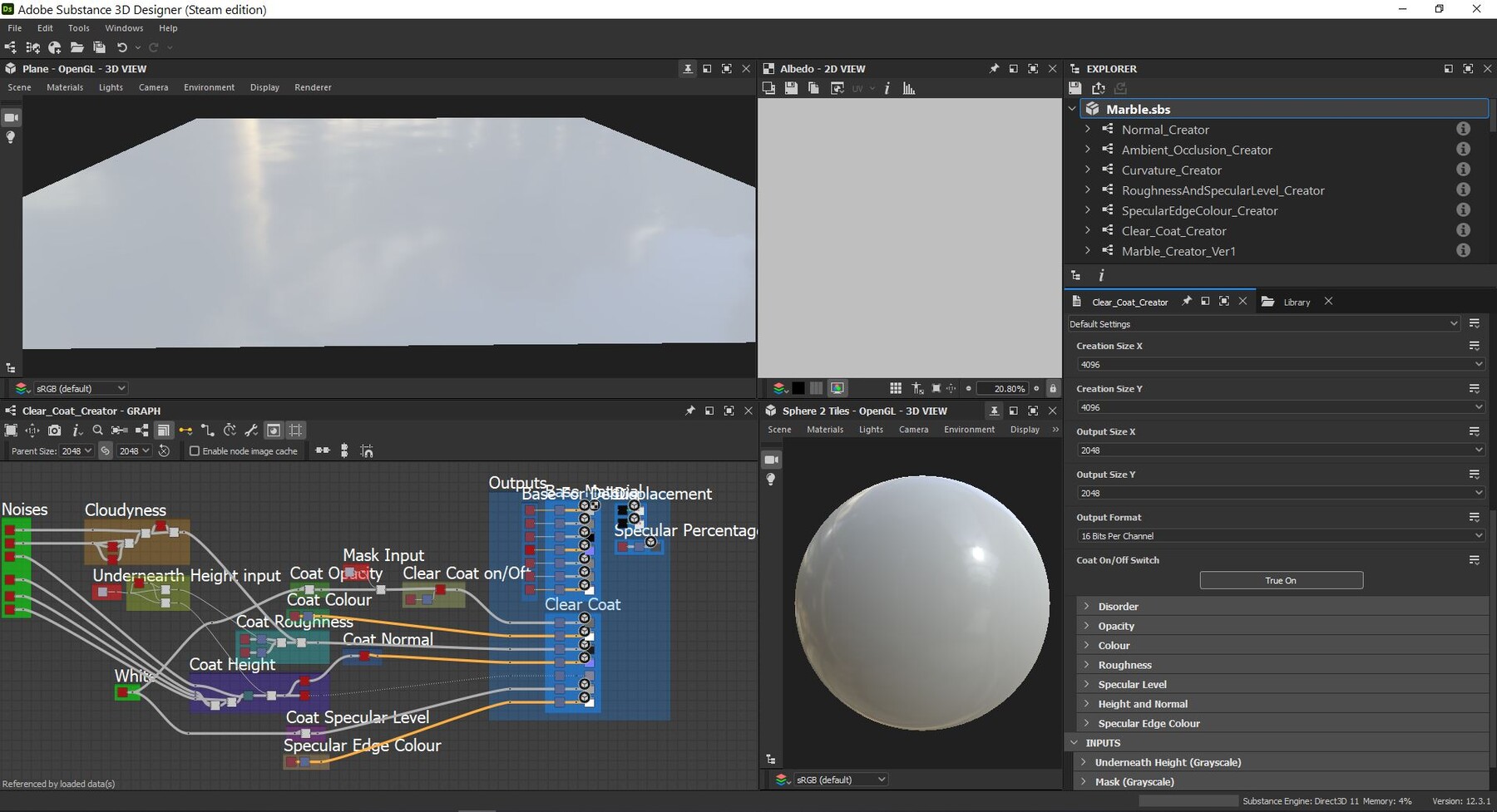 ArtStation - Marble Substance Designer | Resources