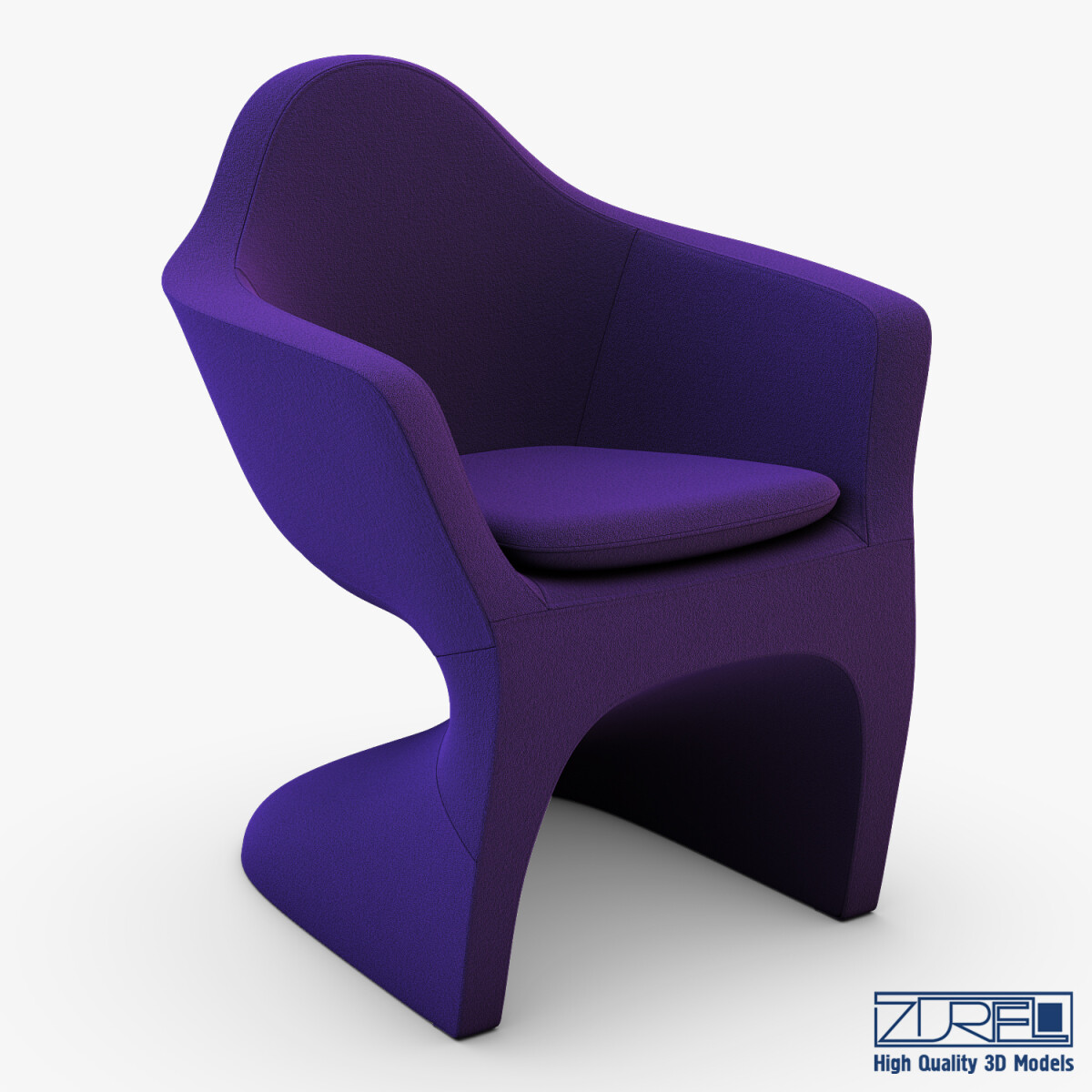 ArtStation - Lotem Chair Purple | Resources