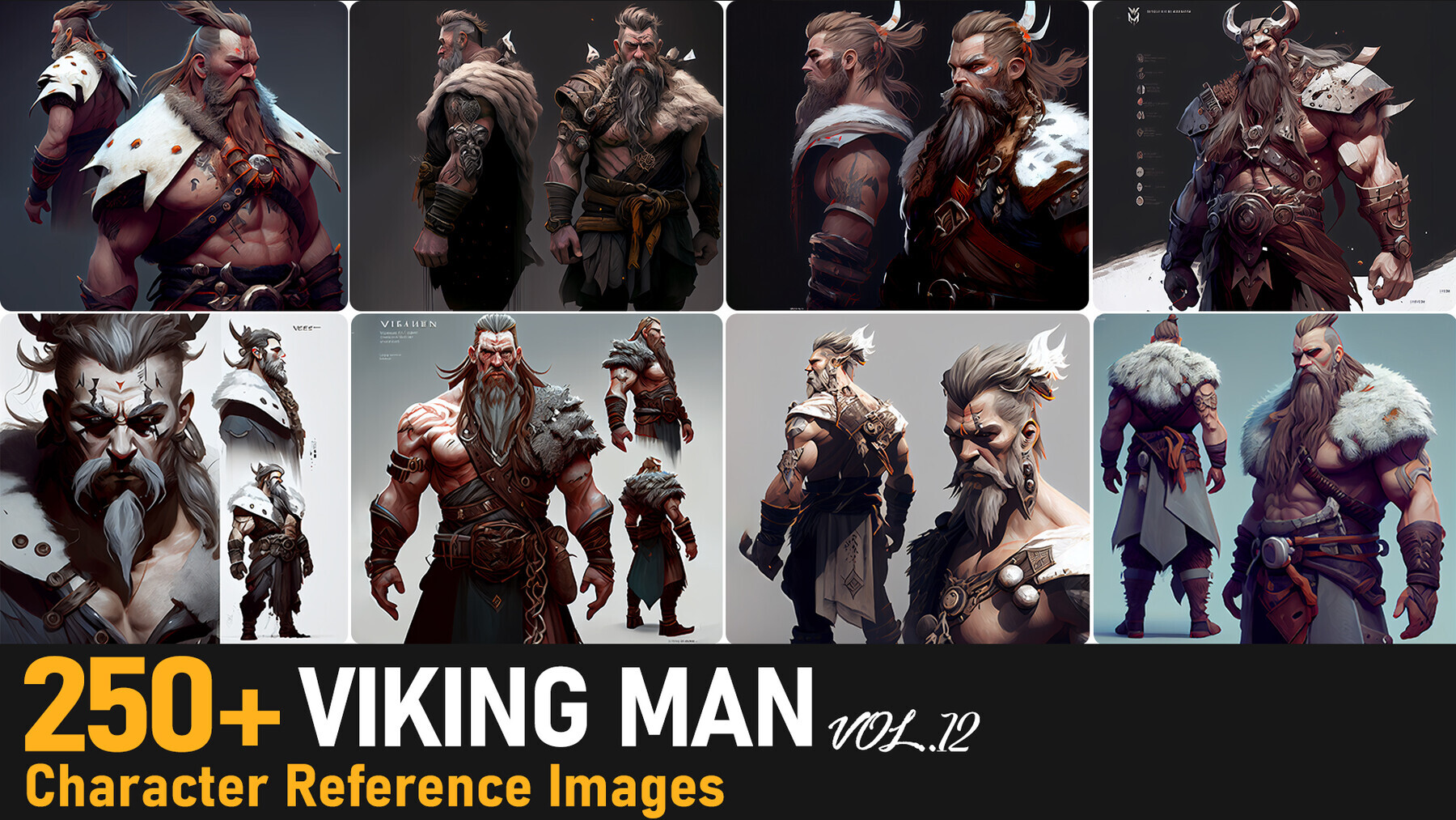 ArtStation - Viking Man VOL.12|4K Reference Images | Artworks