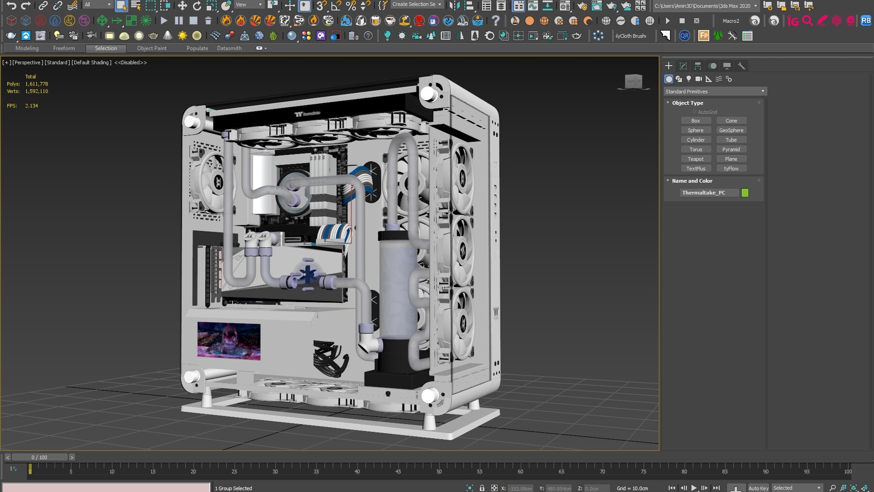 ArtStation - Thermaltake Core P6 Tempered | Resources