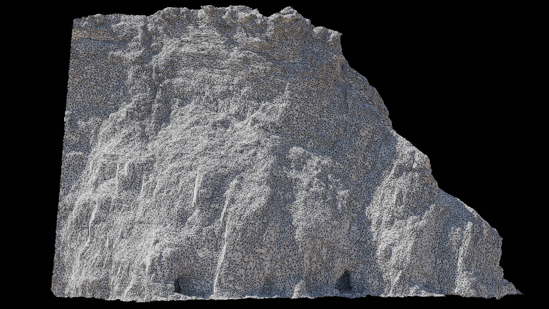 ArtStation - Large Coastal Cliff PBR Scan 04 & Highpoly | Game Assets