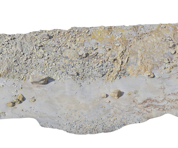 ArtStation - Large Rocky Sand Beach PBR Scan & Highpoly | Game Assets