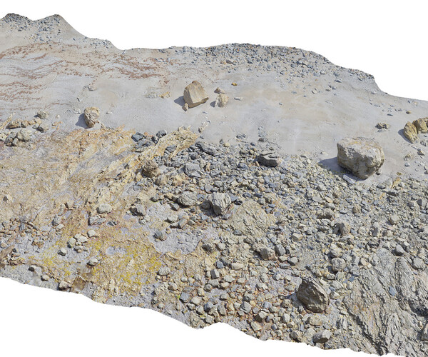ArtStation - Large Rocky Sand Beach PBR Scan & Highpoly | Game Assets