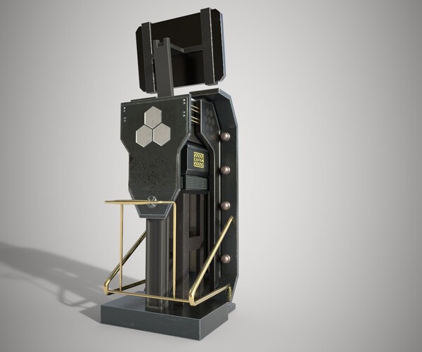 ArtStation - Sci Fi Terminal | Game Assets