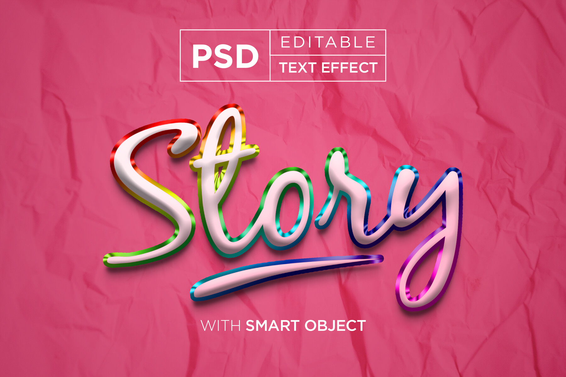 ArtStation - Story. PSD fully editable text effect. Layer style PSD ...