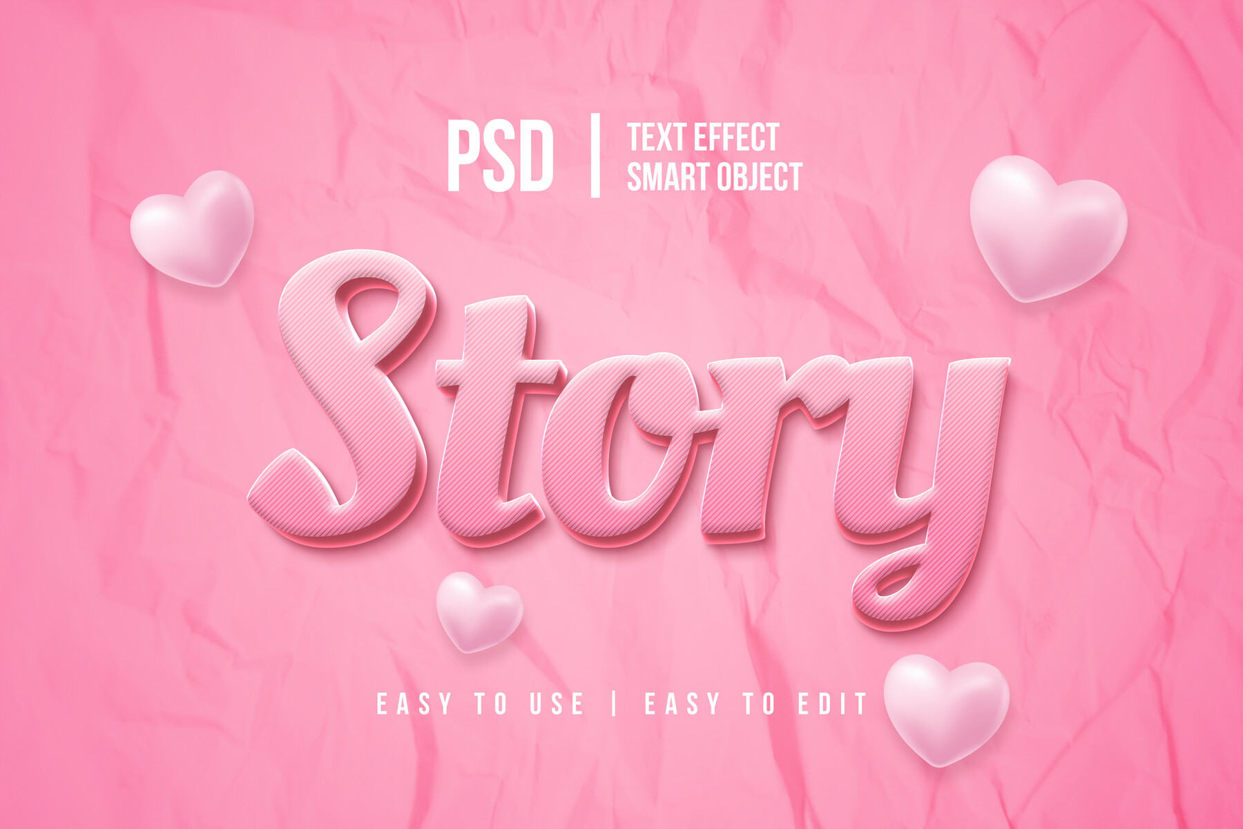 ArtStation - Story. PSD fully editable text effect. Layer style PSD ...