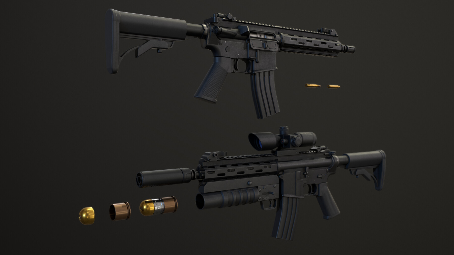 ArtStation - Weapons Pack | Game Assets