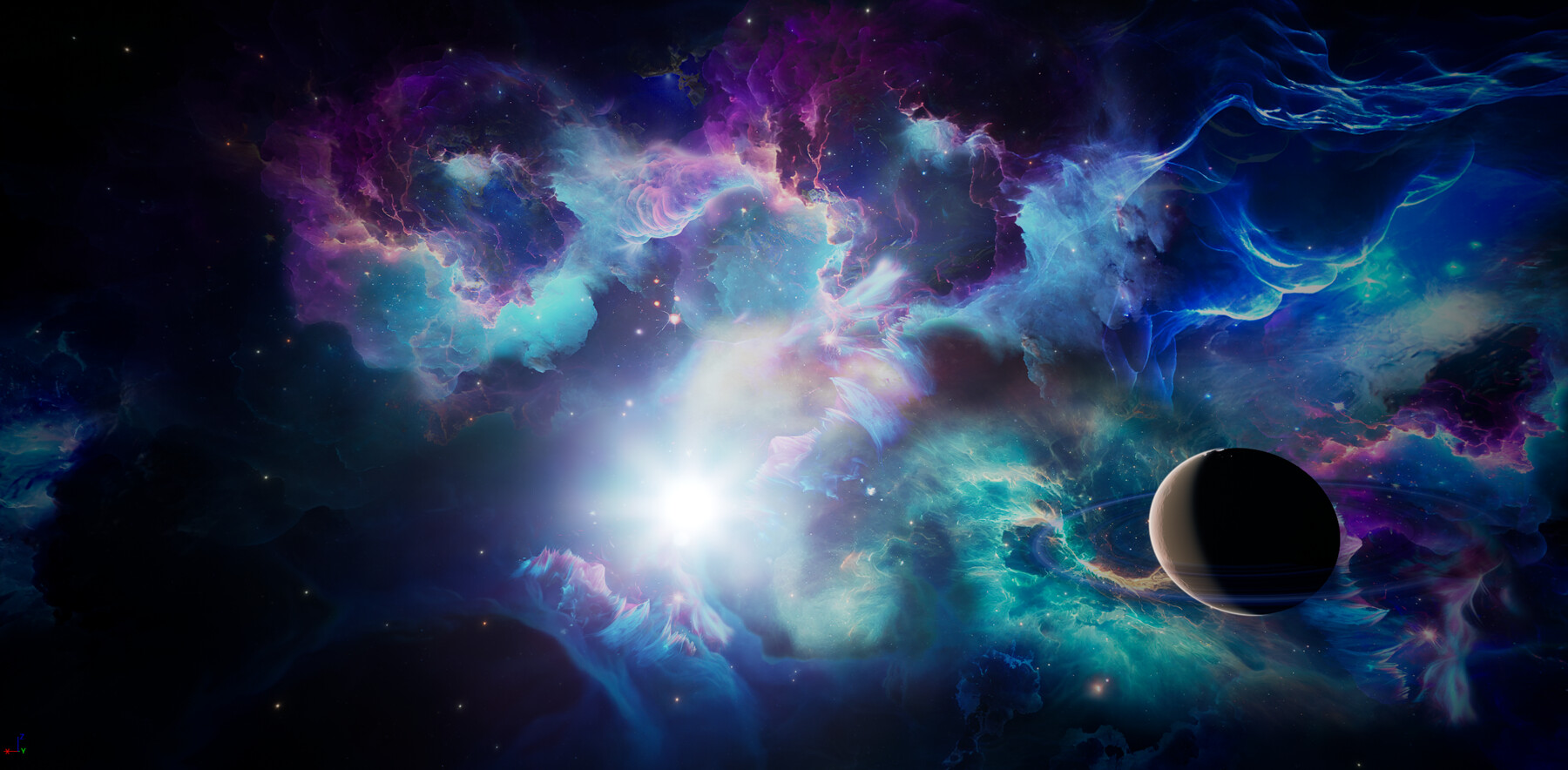 ArtStation - Abstract Nebula Skyboxes Volume 4 || Unreal Engine Project ...