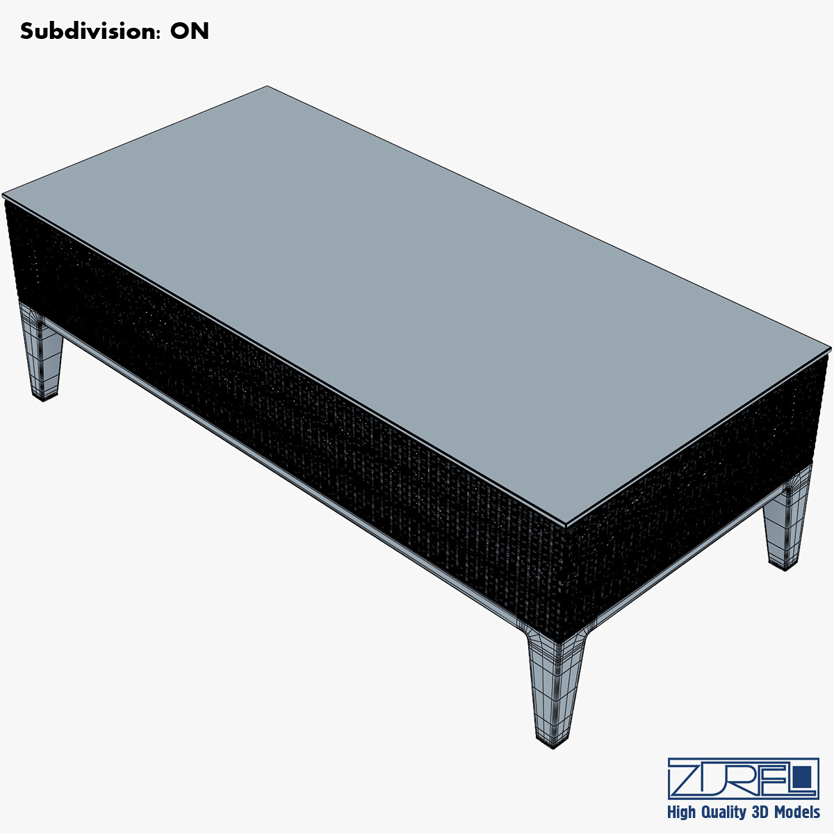 ArtStation - Rexus Coffee Table White | Resources