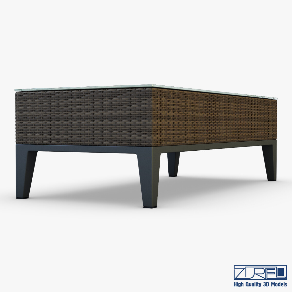 ArtStation - Rexus Coffee Table Brown | Resources