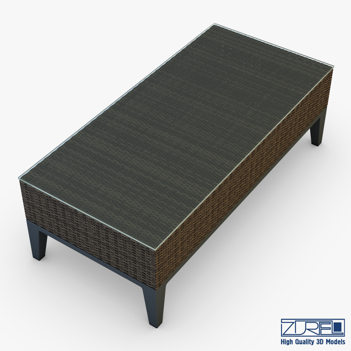 ArtStation - Rexus Coffee Table Brown | Resources