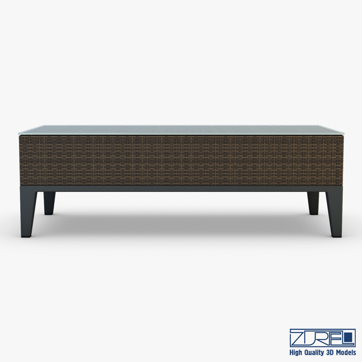 ArtStation - Rexus Coffee Table Brown | Resources