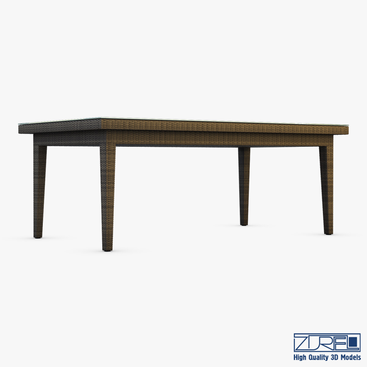 ArtStation - Rexus Dining Table Brown | Resources