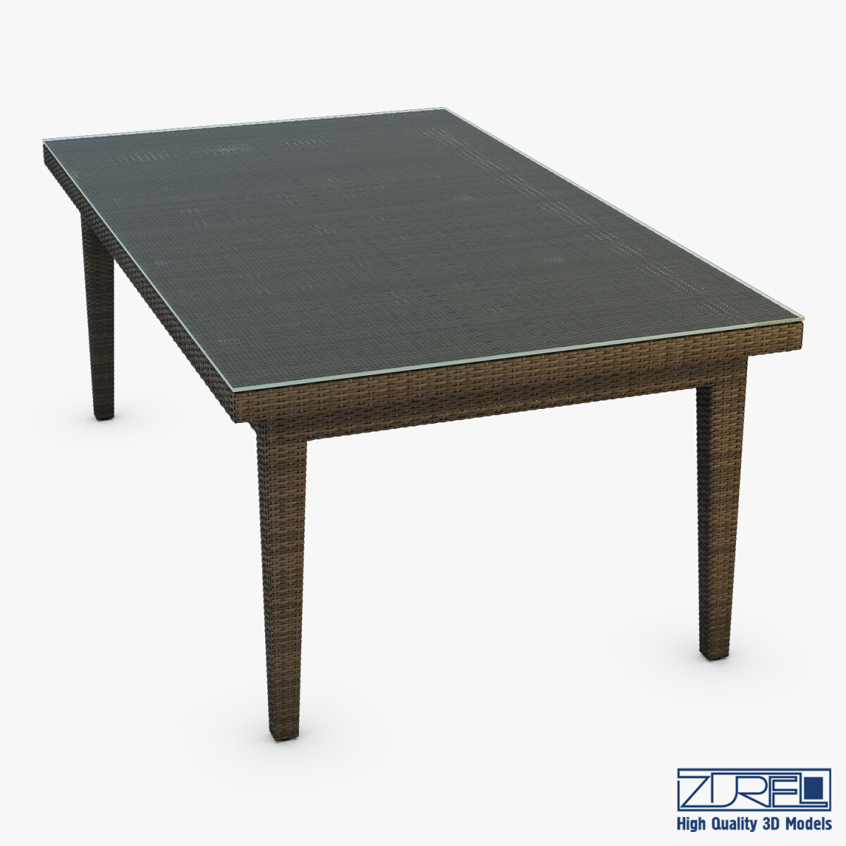 ArtStation - Rexus Dining Table Brown | Resources