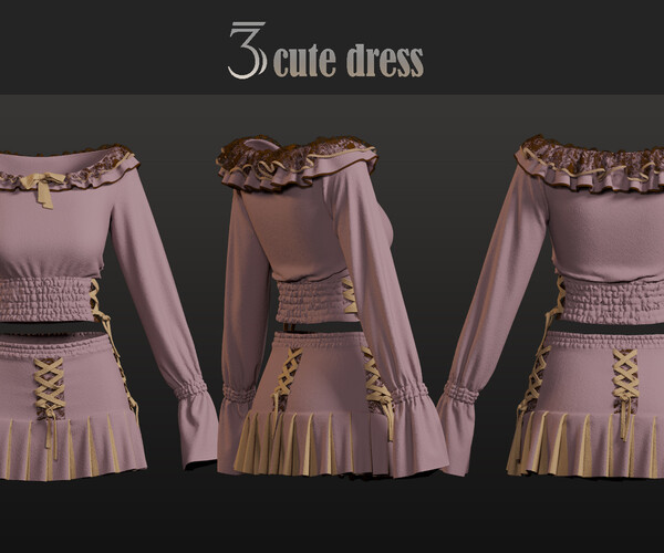 ArtStation - Cute dresses | Game Assets
