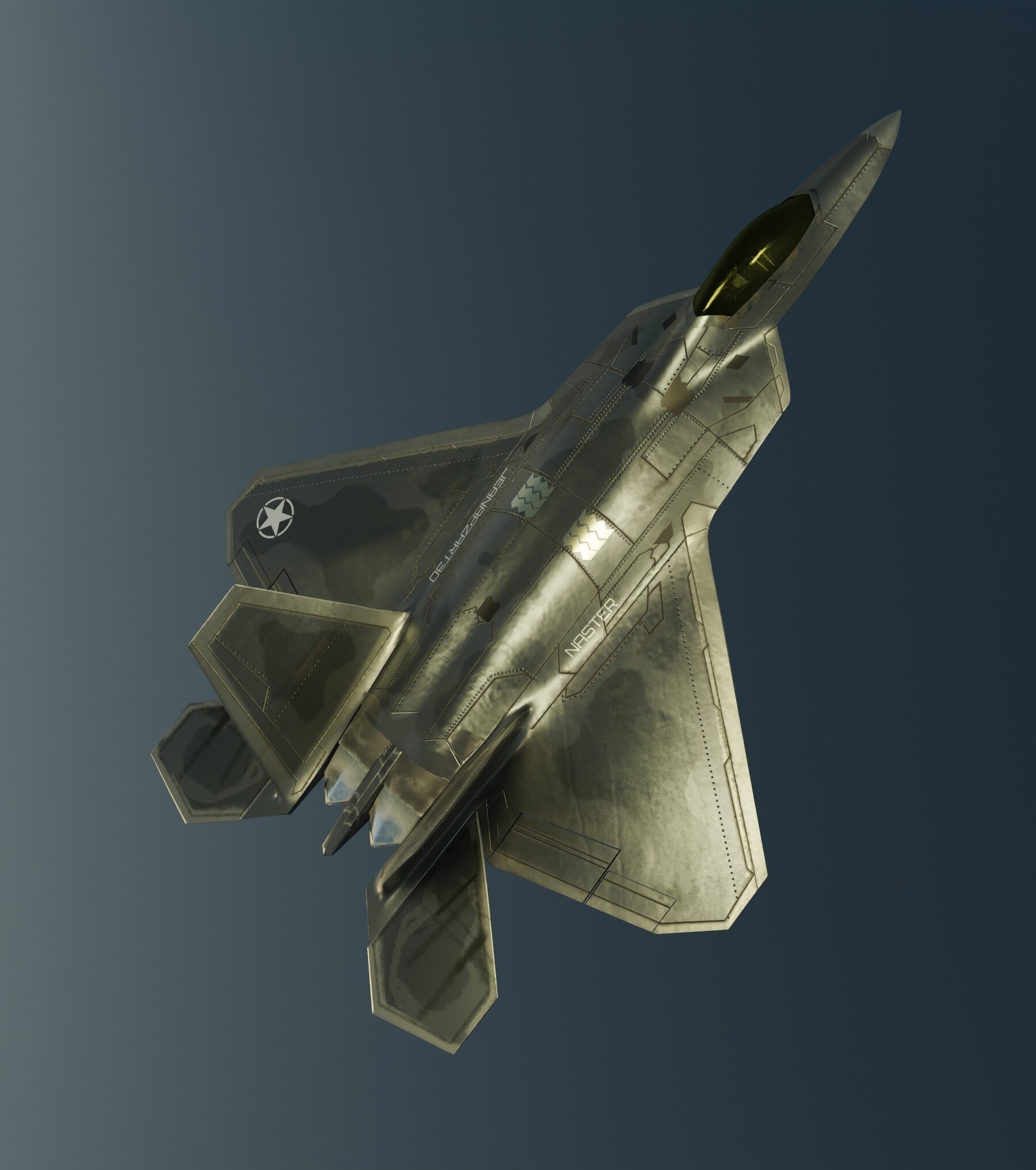 ArtStation - F-22 RAPTOR LOW POLY | Game Assets