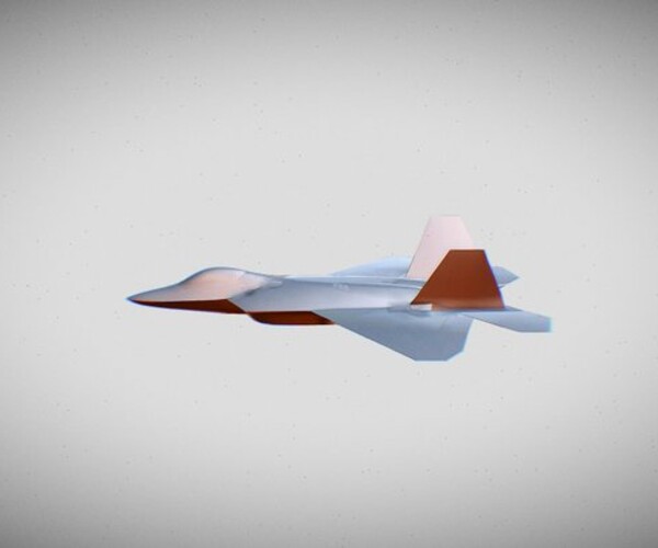 ArtStation - F-22 RAPTOR LOW POLY | Game Assets