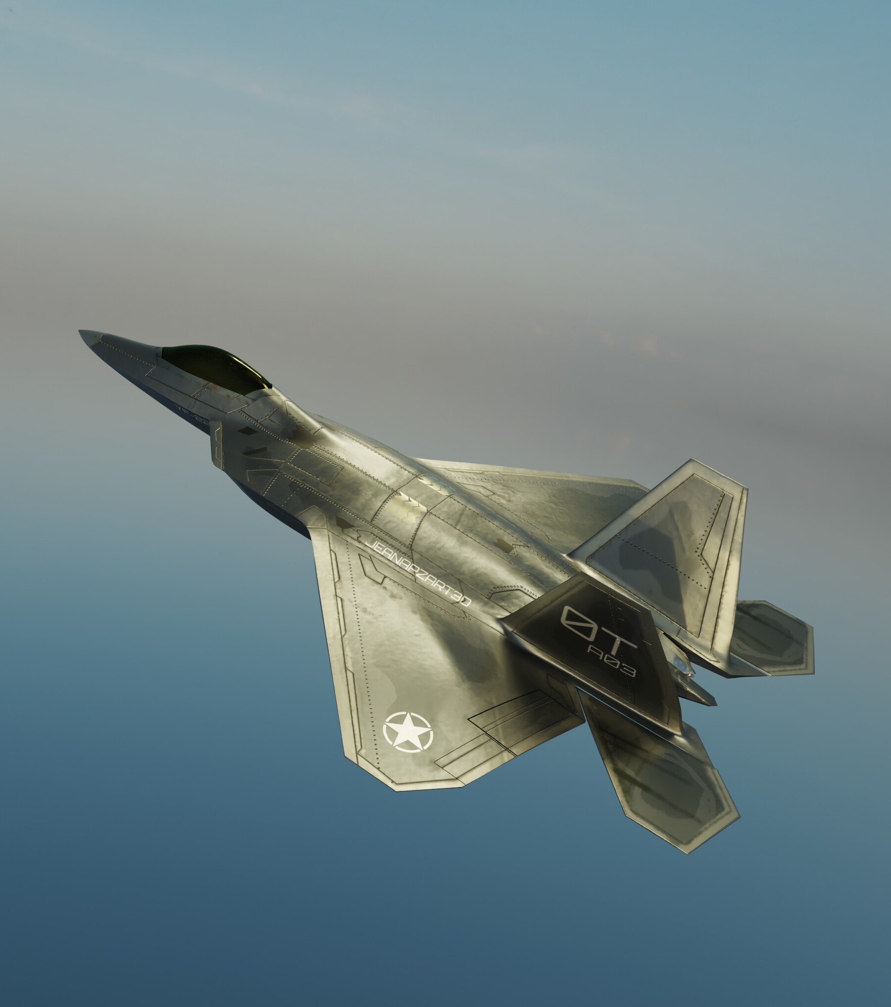 ArtStation - F-22 RAPTOR LOW POLY | Game Assets