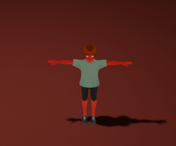 ArtStation - Anime Demon Man 3 | Game Assets