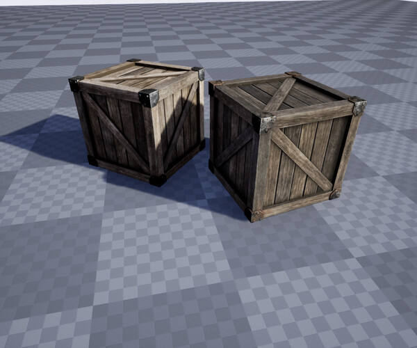 ArtStation - Vintage Crates, Barrels and Chests for Unreal Engine ...