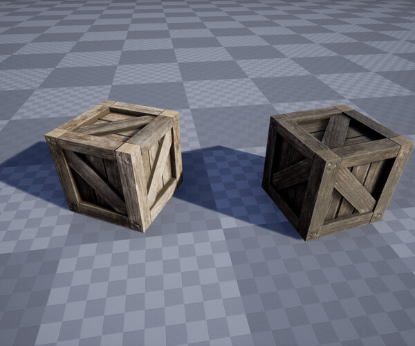 ArtStation - Vintage Crates, Barrels and Chests for Unreal Engine ...