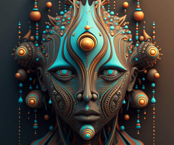 ArtStation - Psychedelic Beings | Artworks