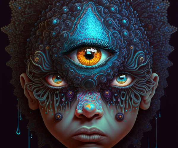 ArtStation - Psychedelic Beings | Artworks