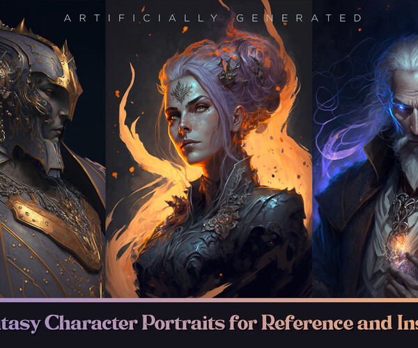 ArtStation - Fantasy Character Portraits for Reference and Inspiration ...