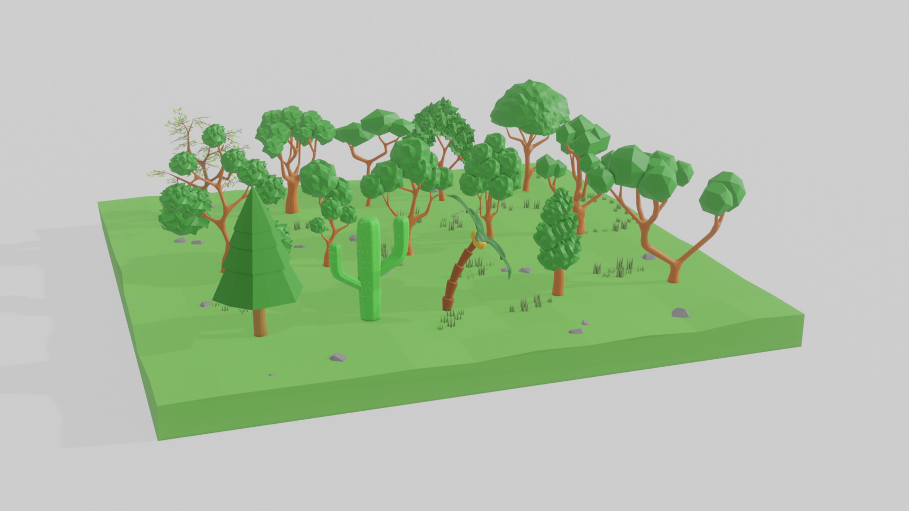 ArtStation - TREE COLLECTION (LOW POLY) | Game Assets