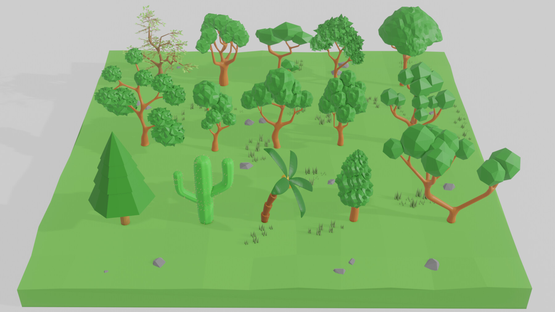 ArtStation - TREE COLLECTION (LOW POLY) | Game Assets