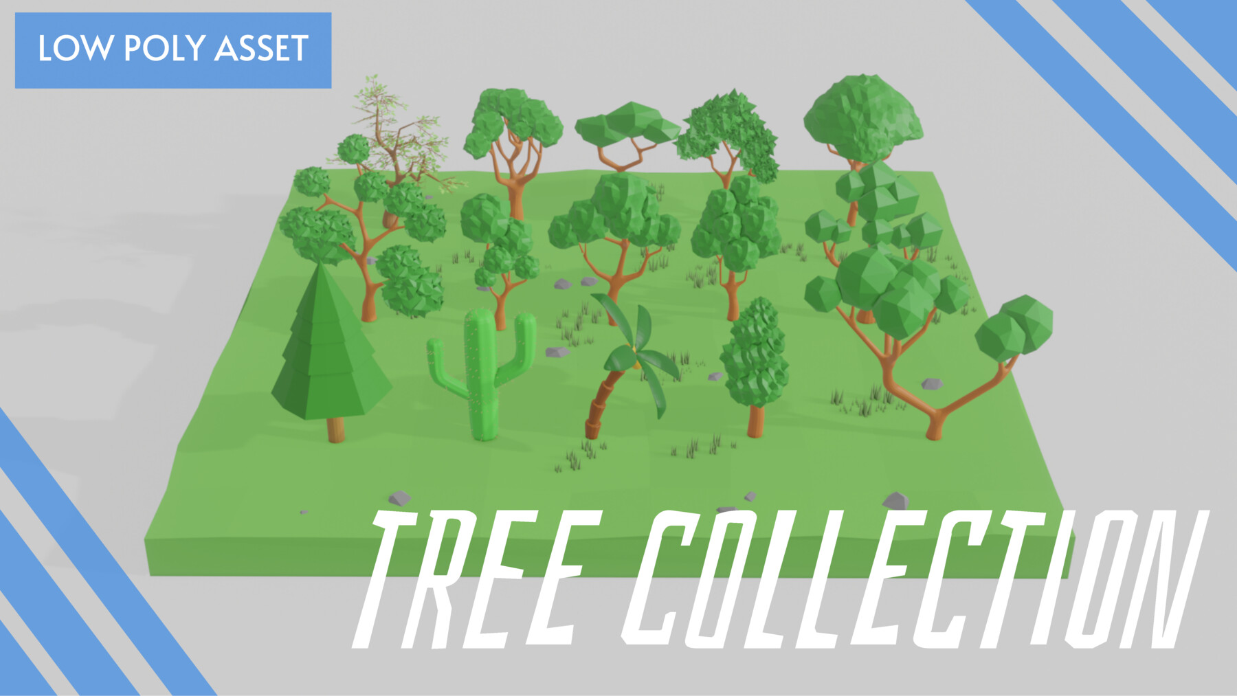 ArtStation - TREE COLLECTION (LOW POLY) | Game Assets