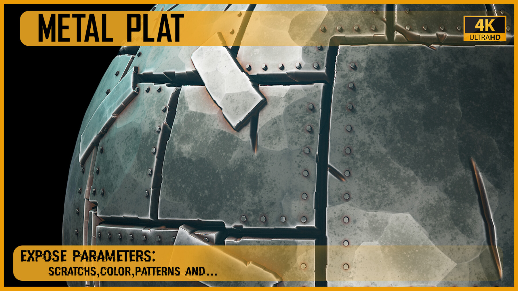 ArtStation - Metal plat material | Resources