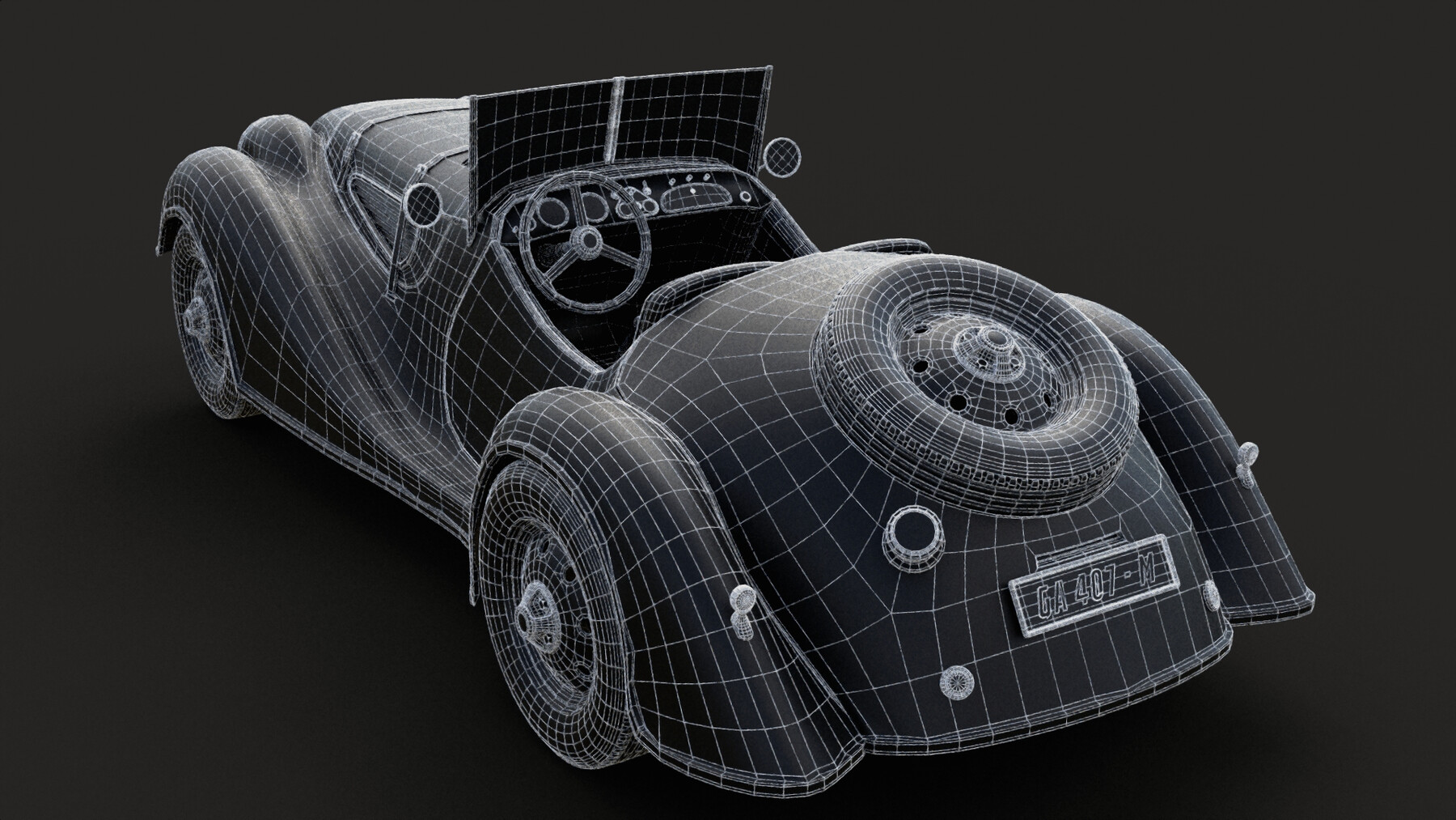 ArtStation - classic car | Game Assets