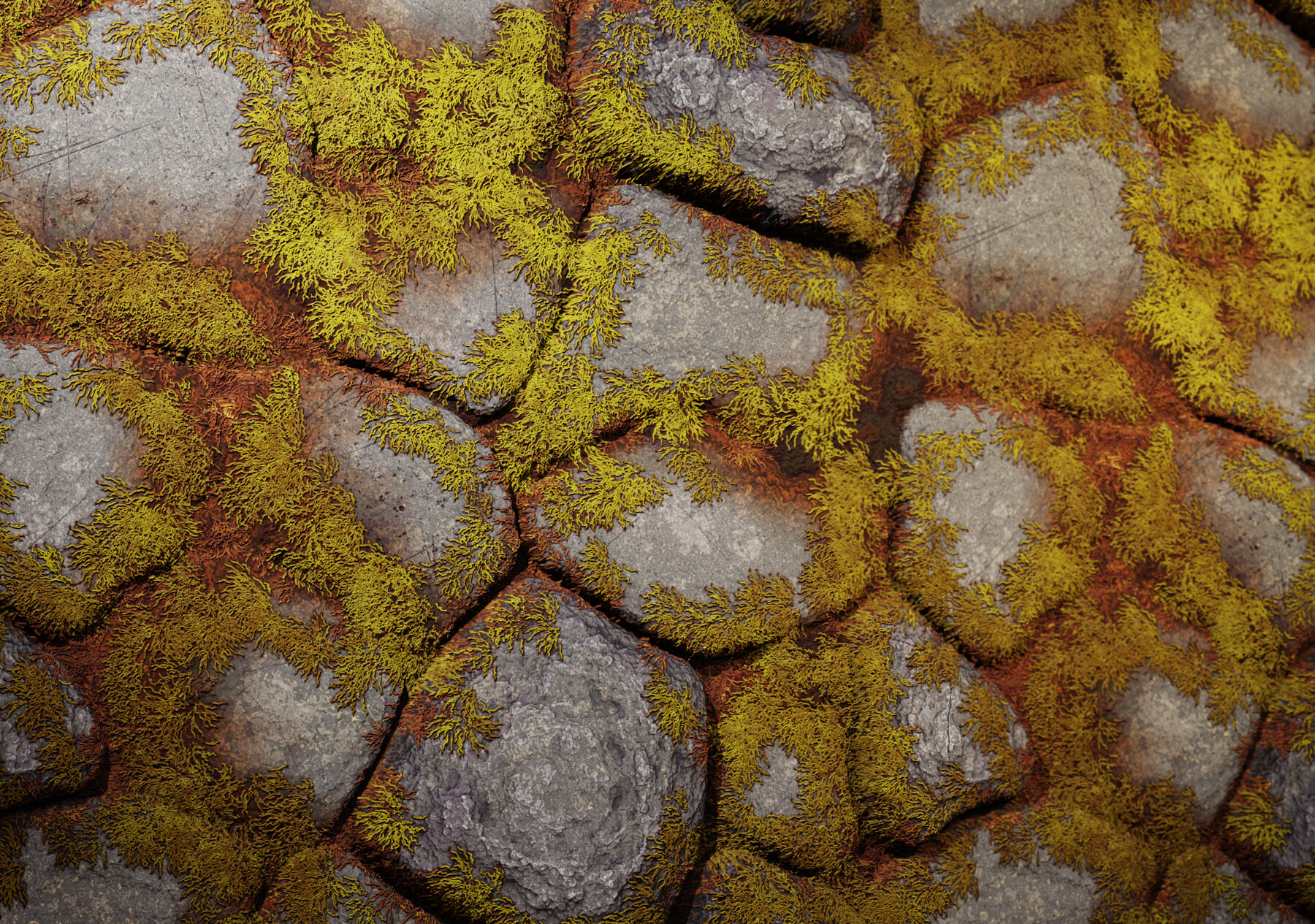 ArtStation - Stone Wall With Moss | Game Assets