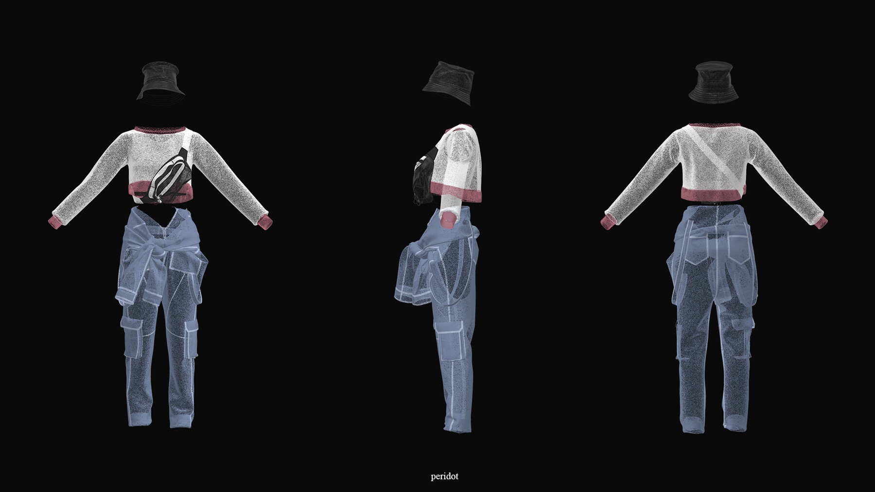 ArtStation - DENIM OVERALL / MD / MARVELOUS DESIGNER / CLO3D / FBX ...