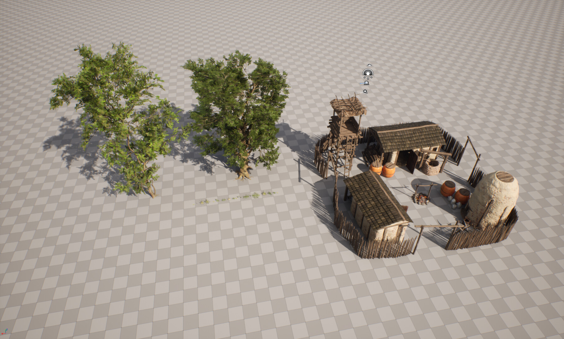 ArtStation - AoM Model Reforged Settlement Greek age 1 | Game Assets