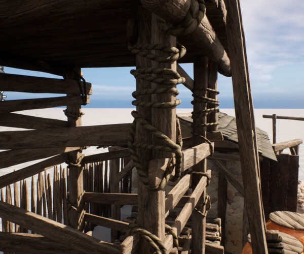 ArtStation - AoM Model Reforged Settlement Greek age 1 | Game Assets