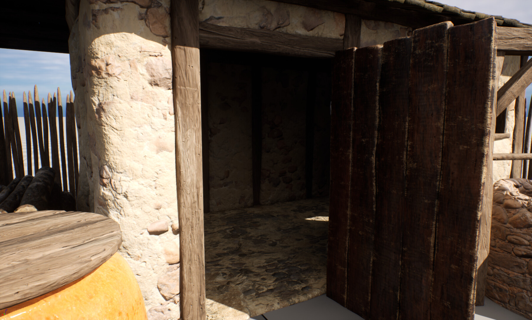 ArtStation - AoM Model Reforged Settlement Greek age 1 | Game Assets