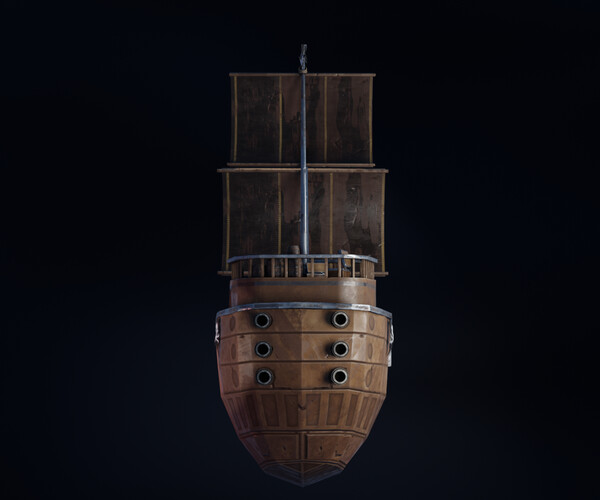 ArtStation - Stylized Pirate Ship | Game Assets