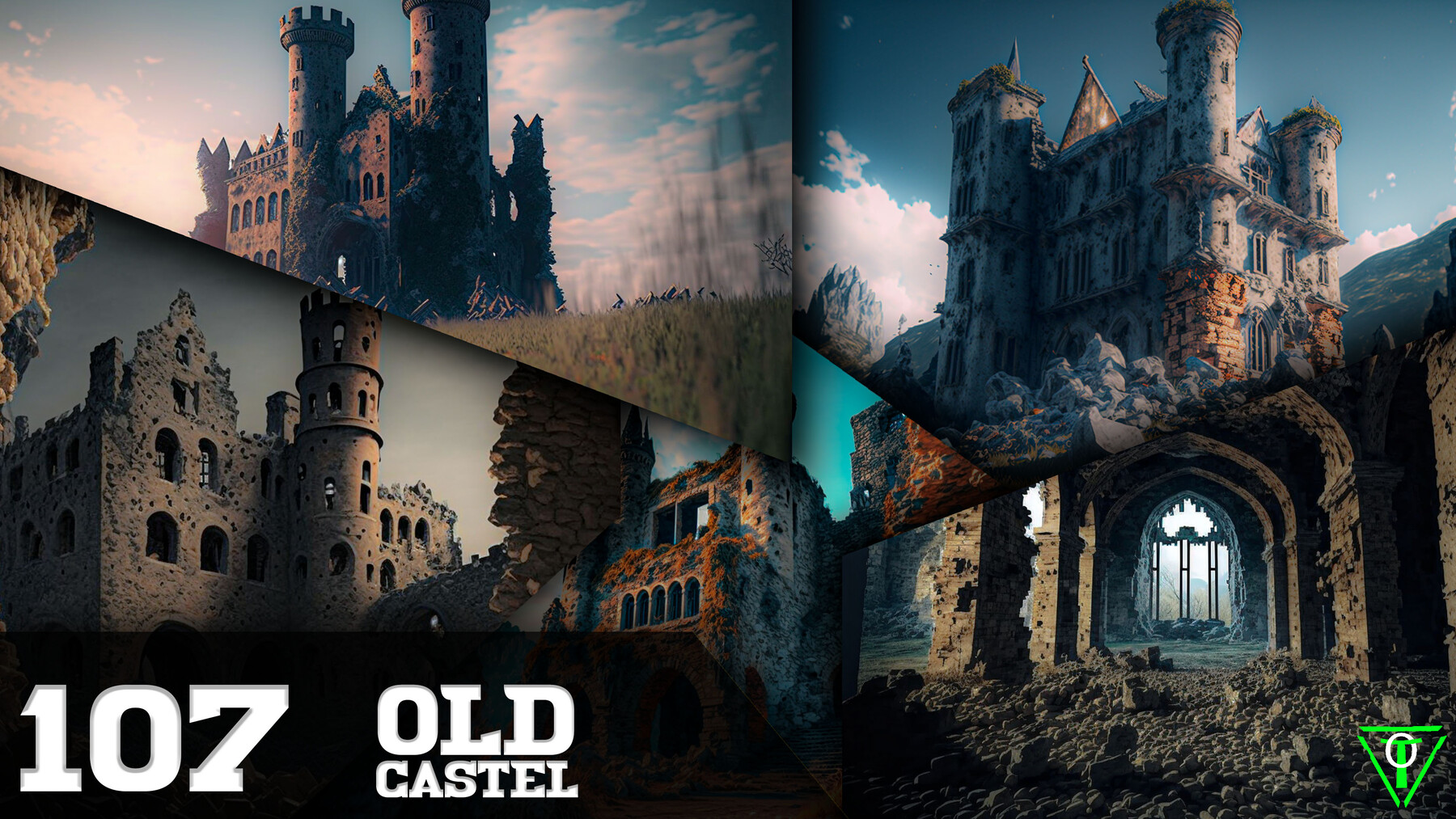 ArtStation - 107 Old Castel (More Than 8K Resolution) | Artworks