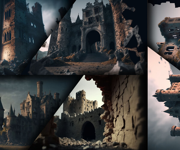 ArtStation - 107 Old Castel (More Than 8K Resolution) | Artworks