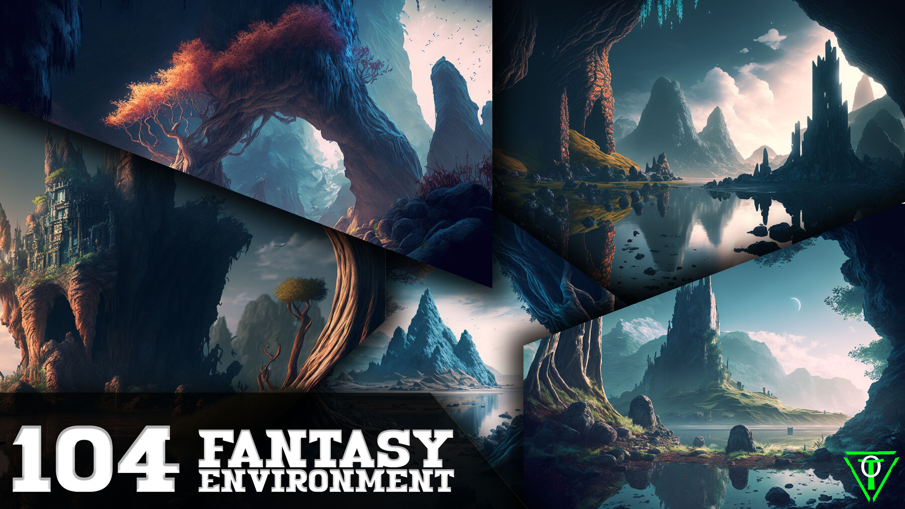 ArtStation - 104 Fantasy Environment (More Than 8K Resolution) | Artworks