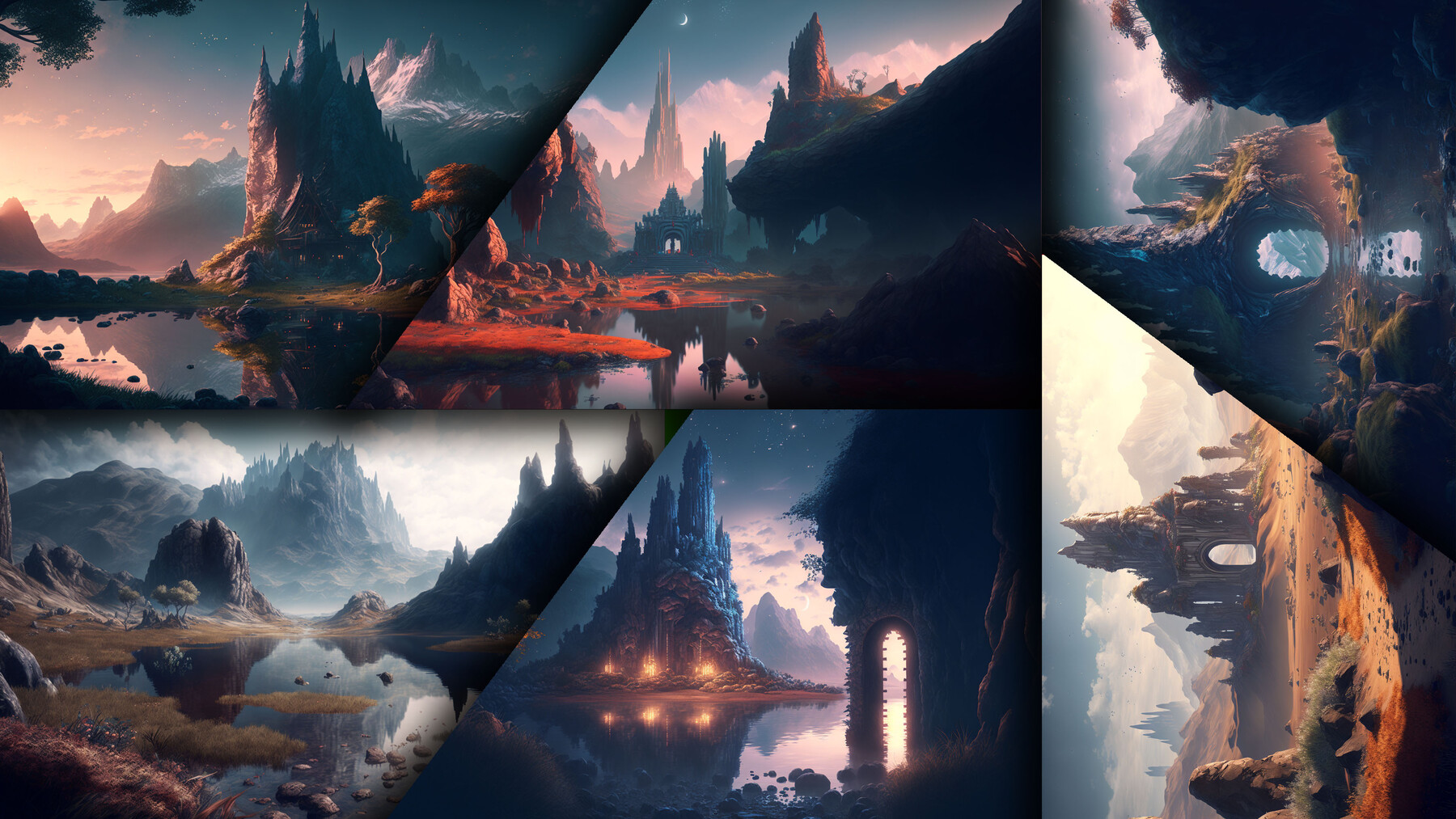 ArtStation - 104 Fantasy Environment (More Than 8K Resolution) | Artworks