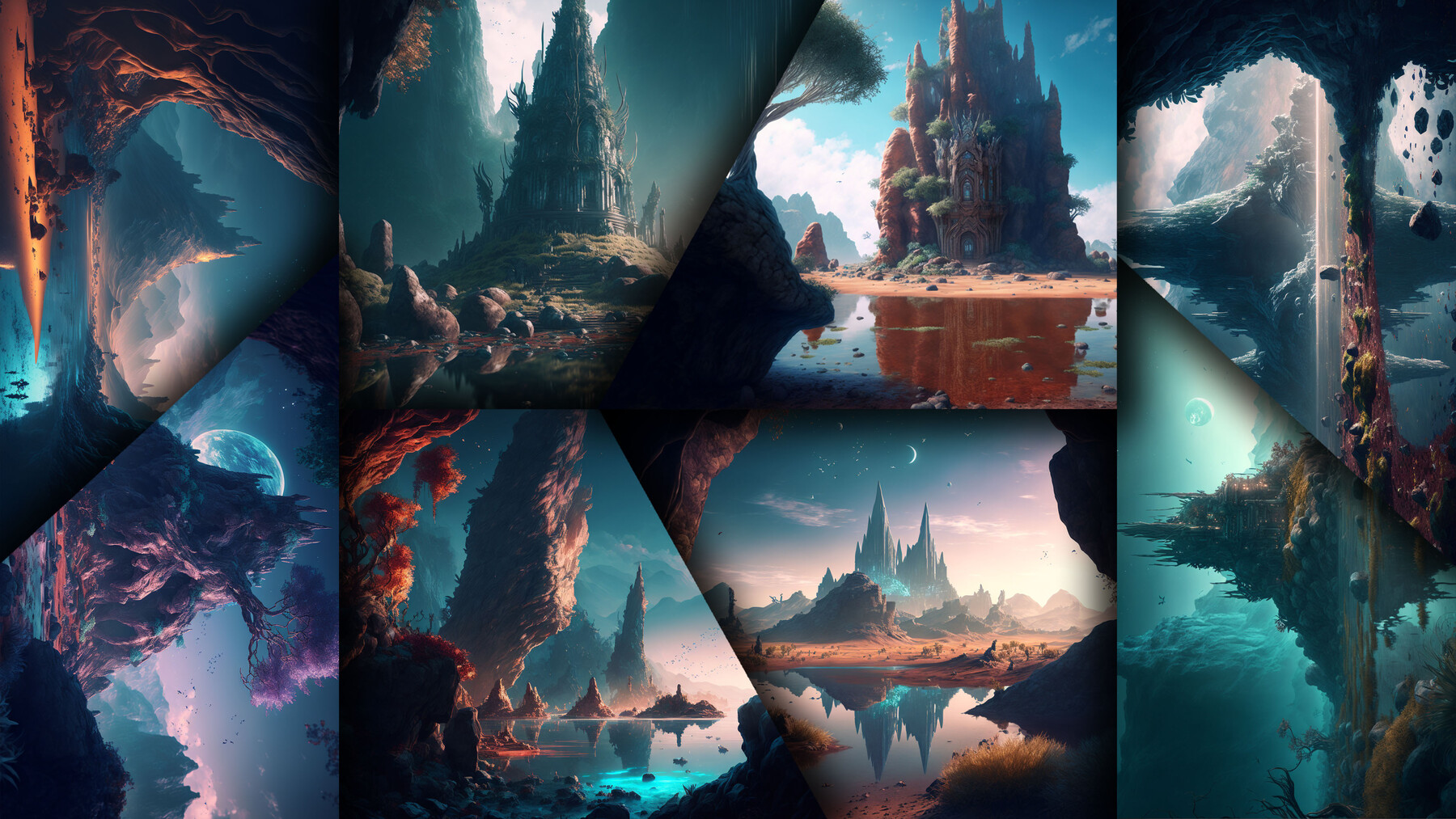 ArtStation - 104 Fantasy Environment (More Than 8K Resolution) | Artworks