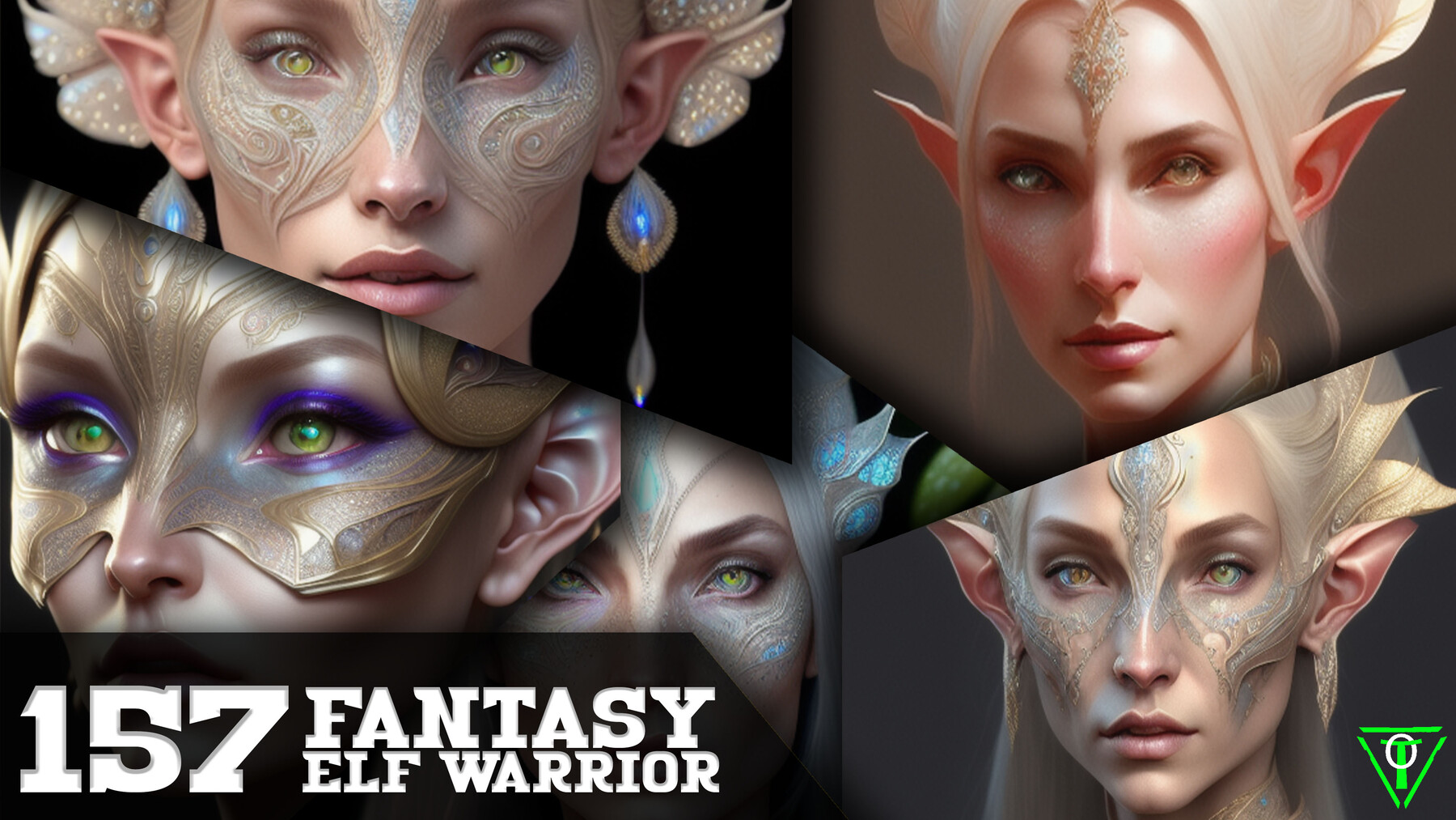 ArtStation - 157 Fantasy Elf Warrior (8K Resolution) | Artworks