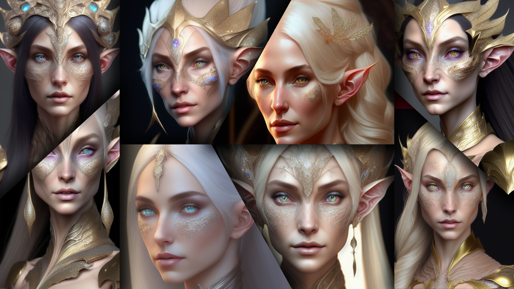 ArtStation - 157 Fantasy Elf Warrior (8K Resolution) | Artworks
