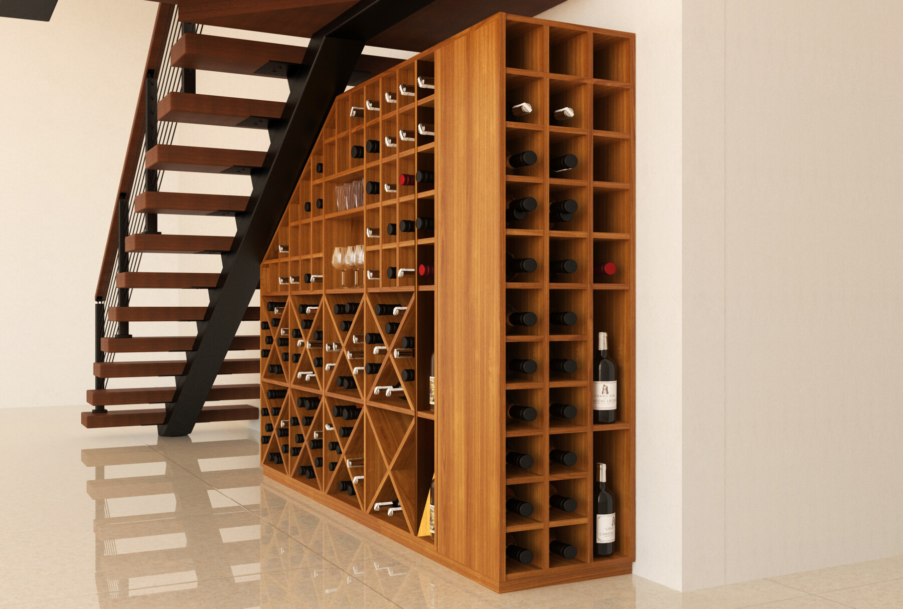 ArtStation - wine rack interior sense | Resources