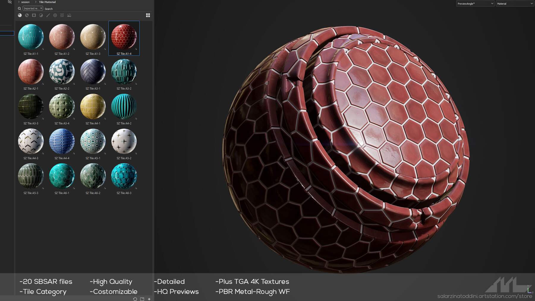 ArtStation - 20 Tile Materials - Base Materials Vol.3 | Game Assets