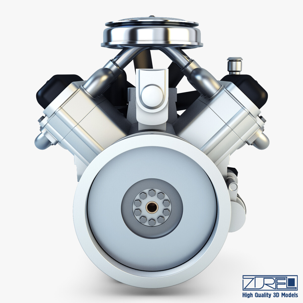 ArtStation - V6 Type Engine v 1 | Resources